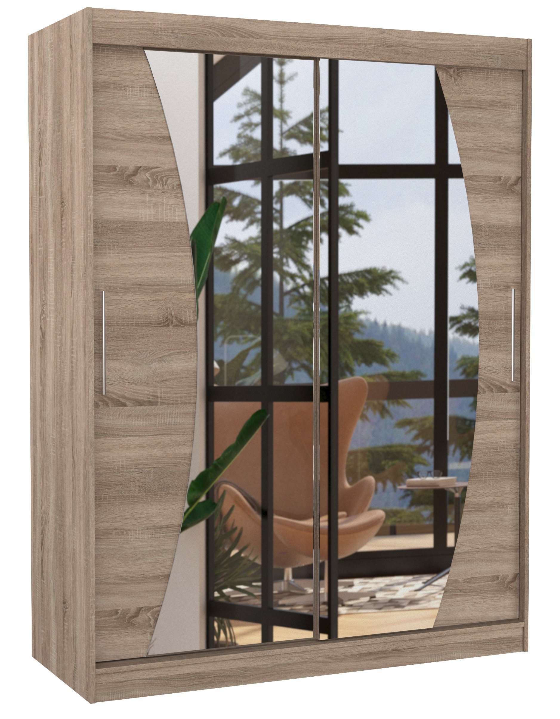 Les Tendances - Armoire modelo 2 portes bois truffe | LesTendances.fr