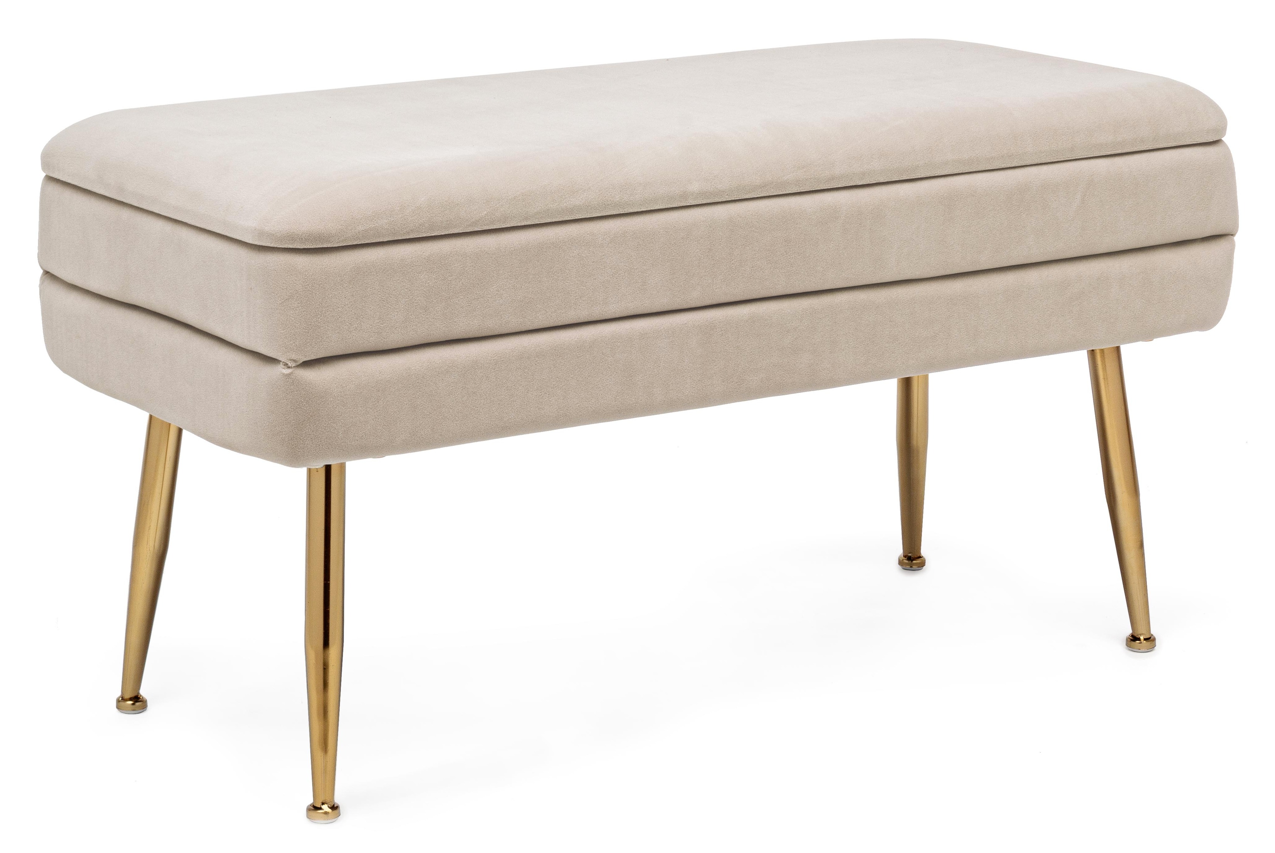 Banc coffre Pavlina Velours | LesTendances.fr