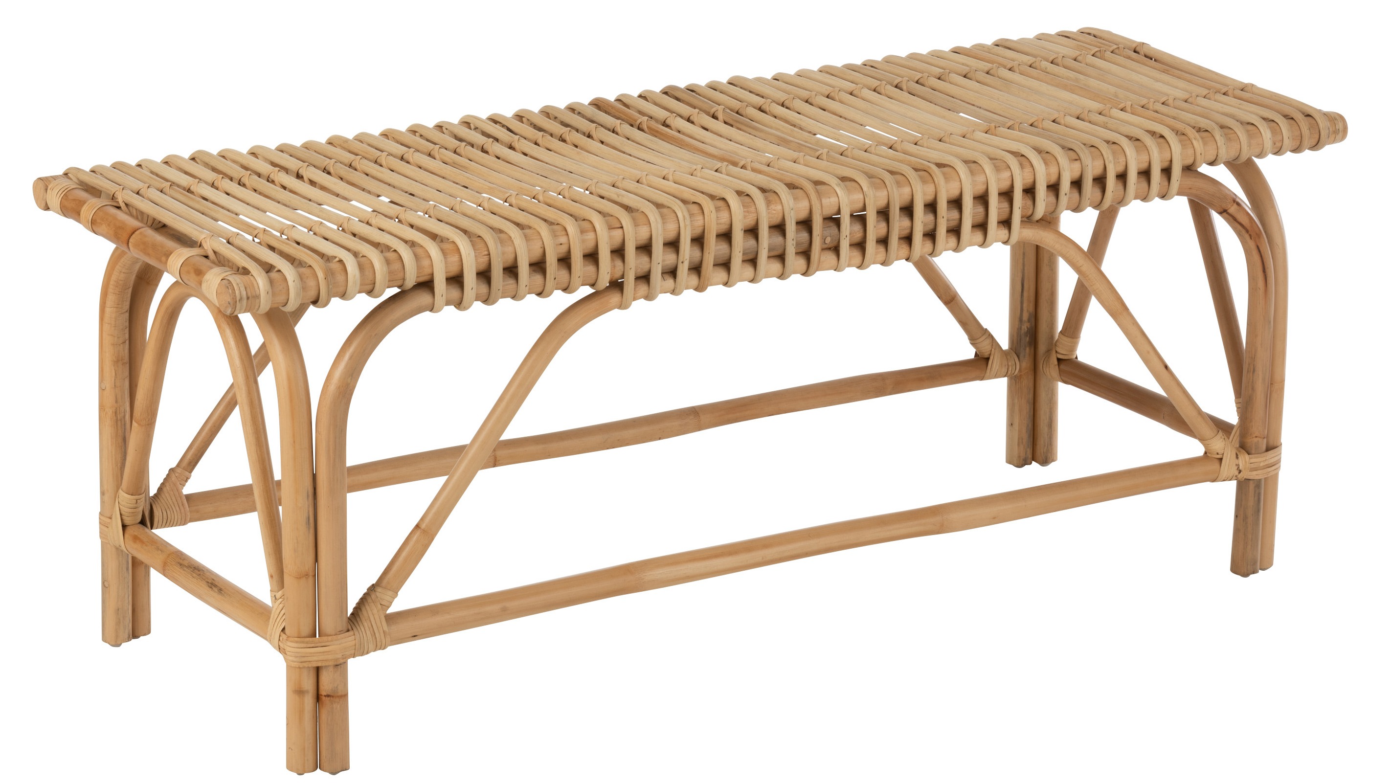 Les Tendances - Banc en rotin naturel Ano L 120 cm | LesTendances.fr