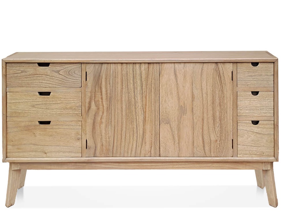 Buffet en bois massif LANDY – Design naturel | LesTendances.fr