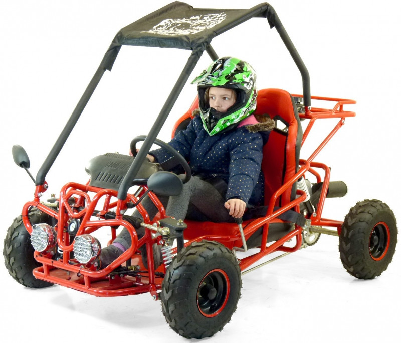 Buggy enfant 110cc rouge A monter | LesTendances.fr