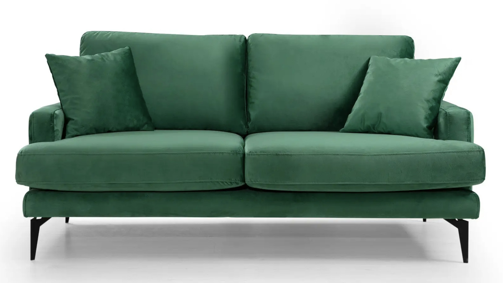 Canapé 2 places Narchis Tissu vert | LesTendances.fr
