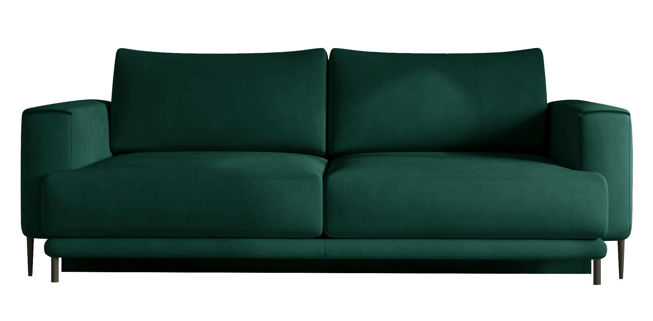 Design style - Canapé Dalia tissu doux vert bouteille | LesTendances.fr