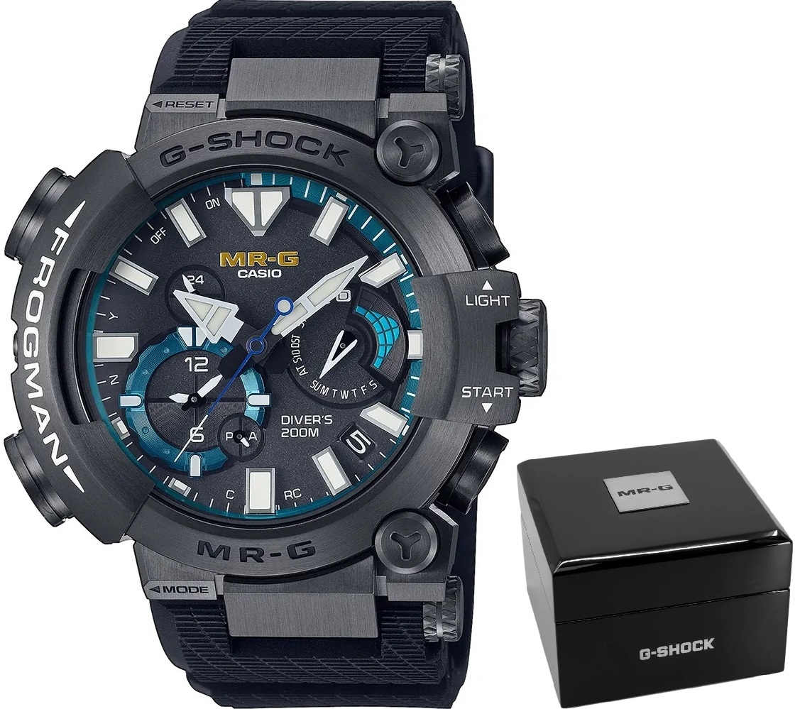 Casio G-shock Mr-g Frogman Full Metal - Diver Iso 20atm Bluetooth MRG-BF1000R-1A | LesTendances.fr