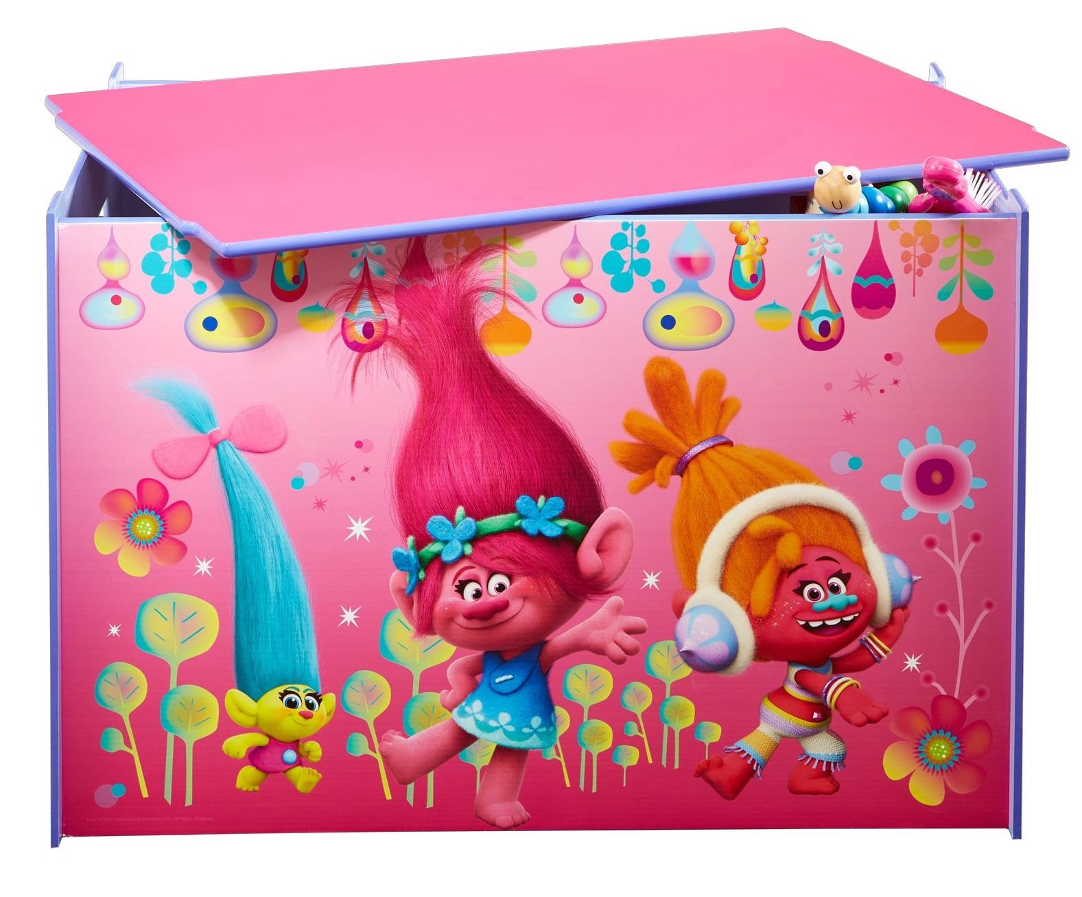 Trolls - Coffre à jouets Trolls | LesTendances.fr