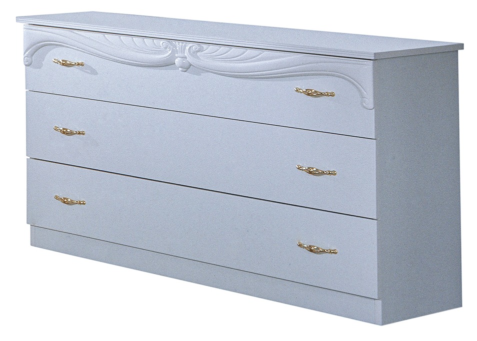 Les Tendances - Commode Giada blanc 3 tiroirs | LesTendances.fr