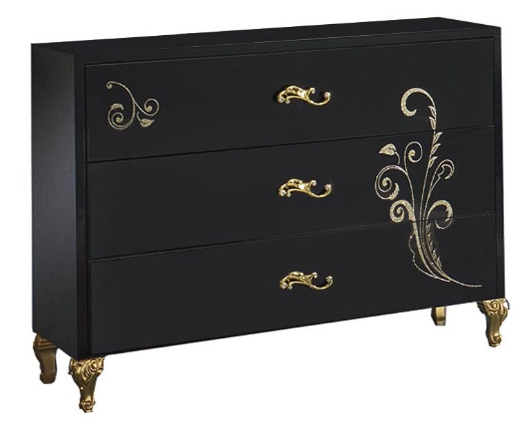Commode berenice noir | LesTendances.fr