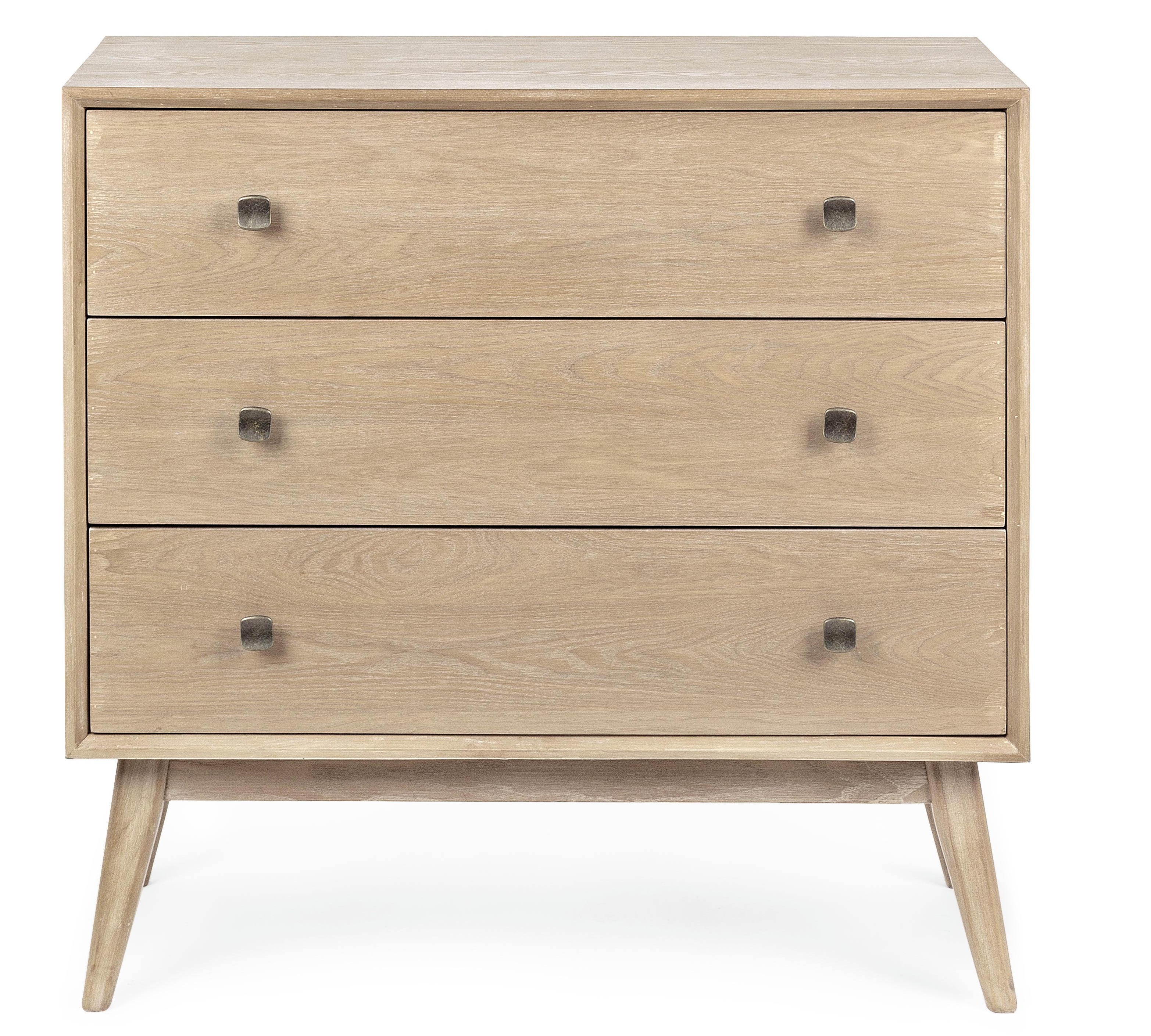 Les Tendances - Commode 3 tiroirs en bois alannis | LesTendances.fr