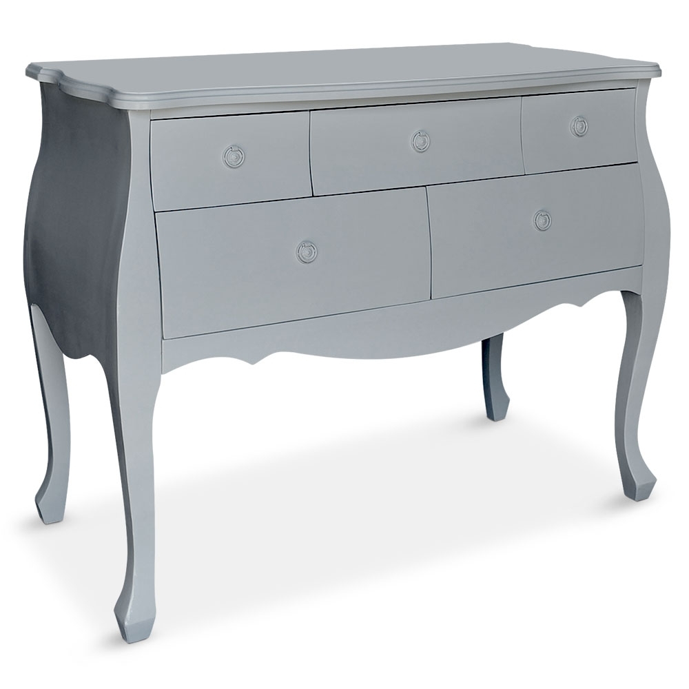 Commode moderne laquée grise Authentica | LesTendances.fr