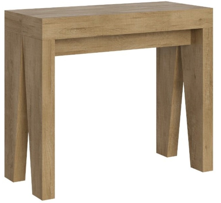 Table Console extensible Naxy bois | LesTendances.fr