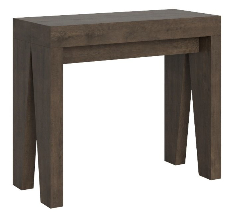 Tozani - Table Console extensible Naxy bois | LesTendances.fr