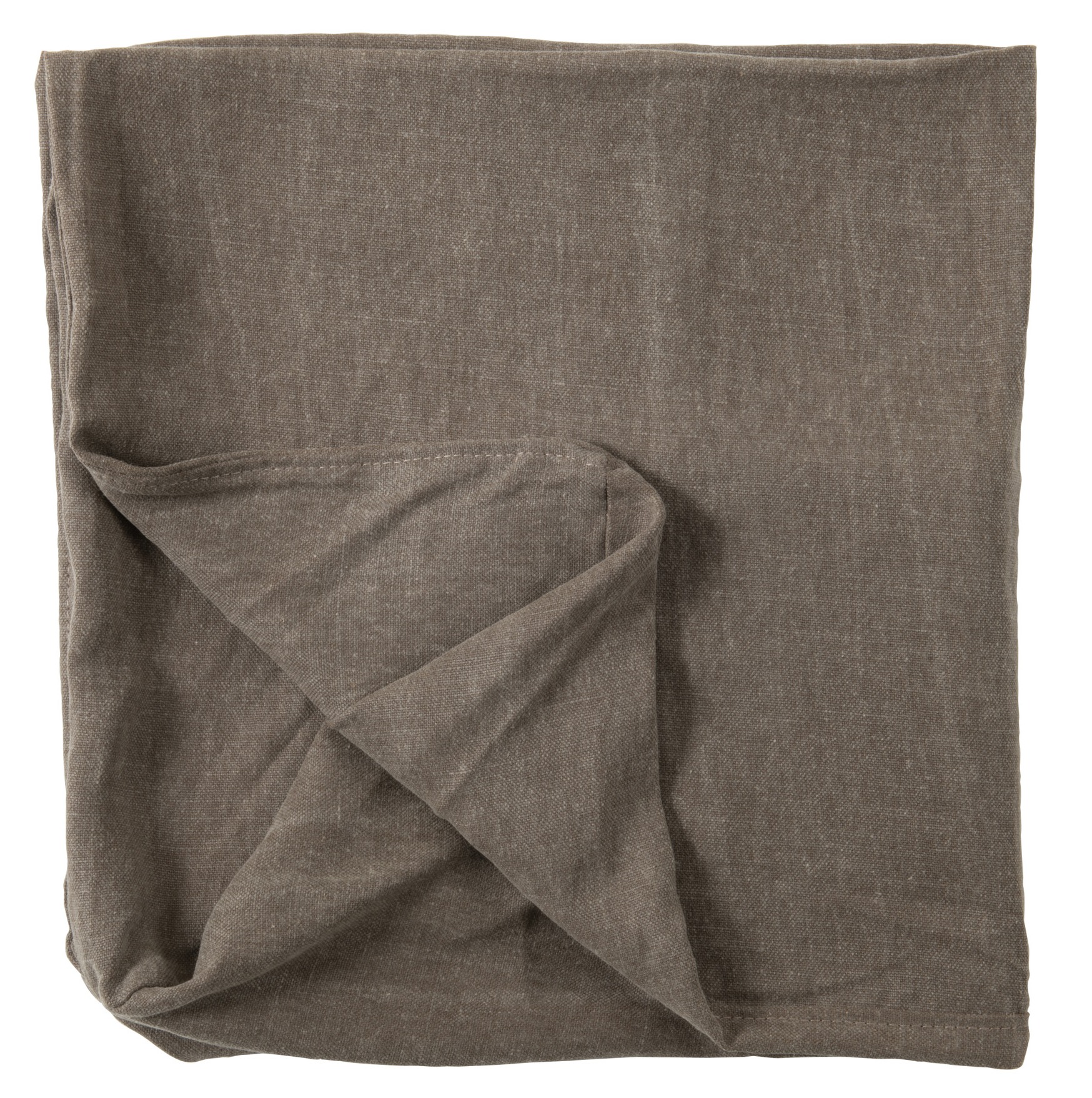 Housse pour canapé en lin marron Kenia 300 x 140 cm | LesTendances.fr
