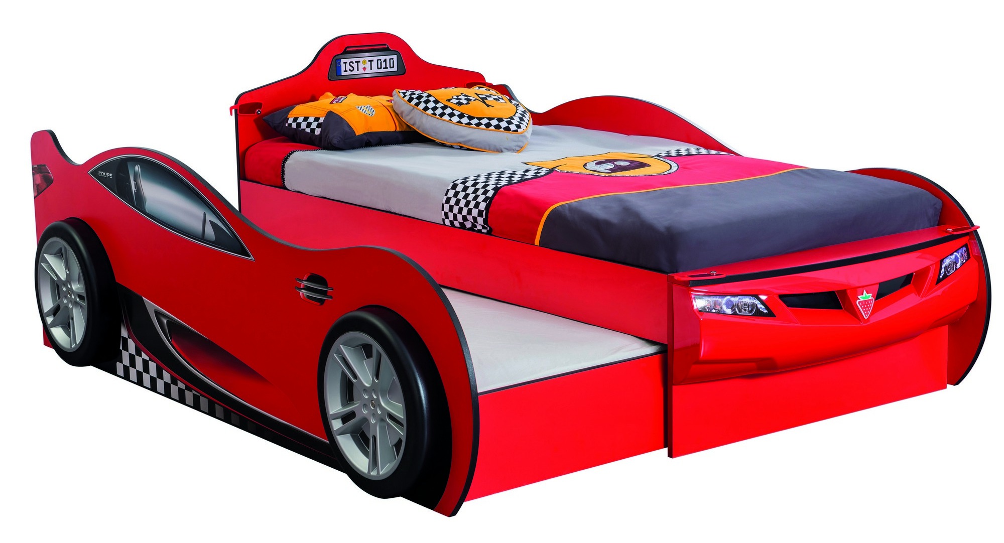 Lit de voiture Race Cup rouge | LesTendances.fr