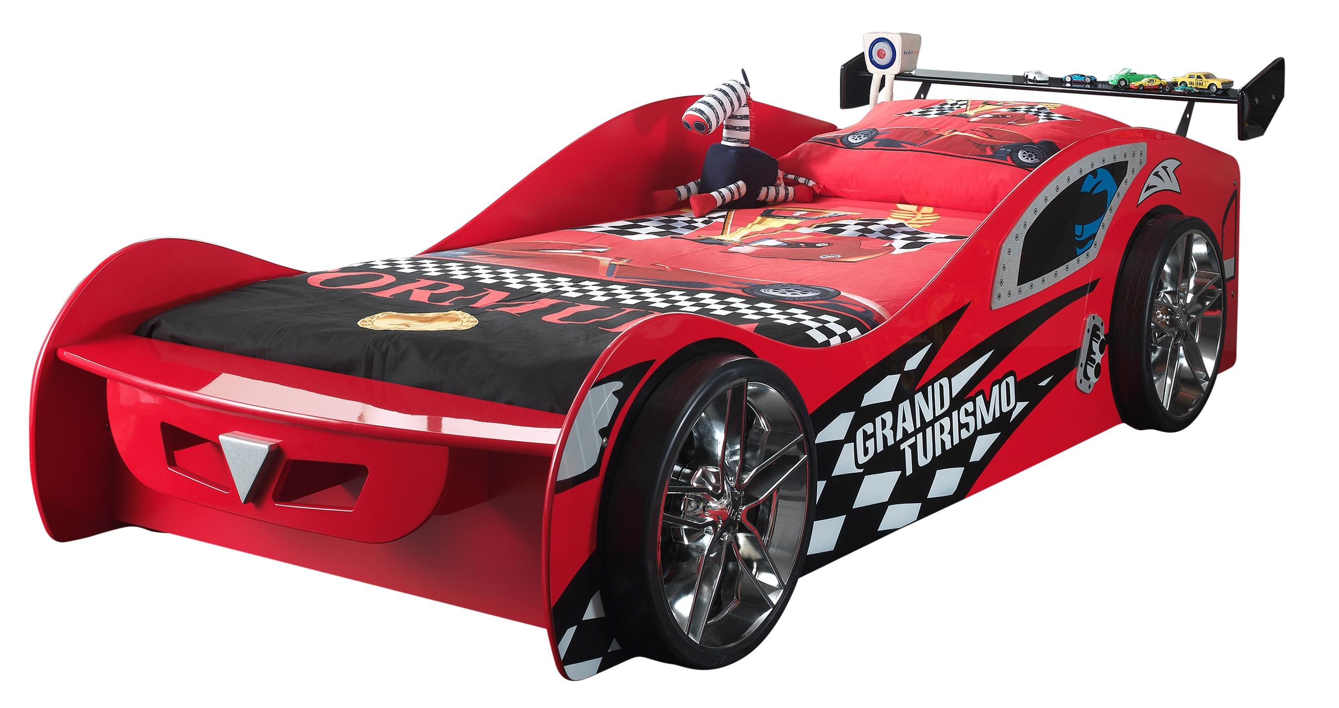 Vipack - Lit voiture Racing rouge lumineux Modéle Sans led ...