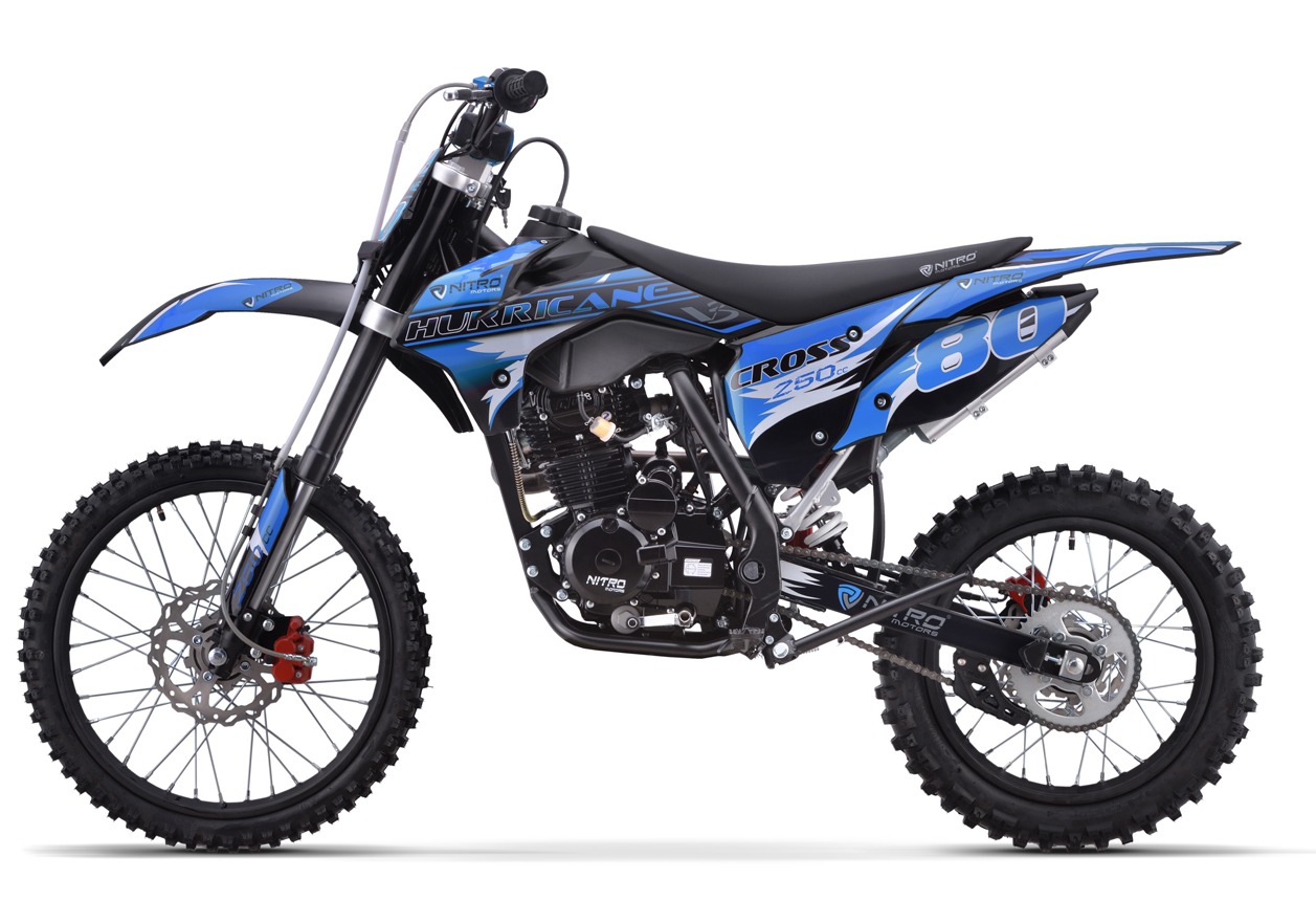 Moto 250cc HURRICANE BRX V3 – Démarrage électrique & kick, boîte ...