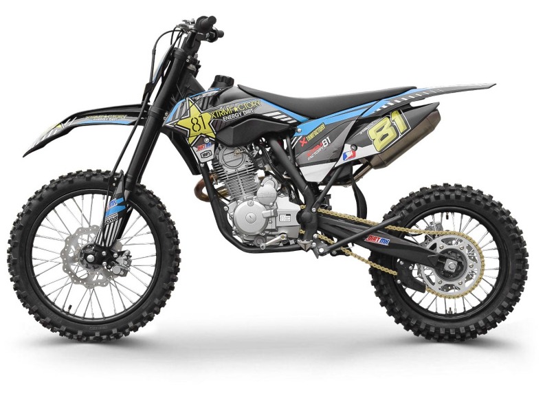Moto cross 150cc Xtrm 19/16 manuel 4 temps bleu A monter | LesTendances.fr