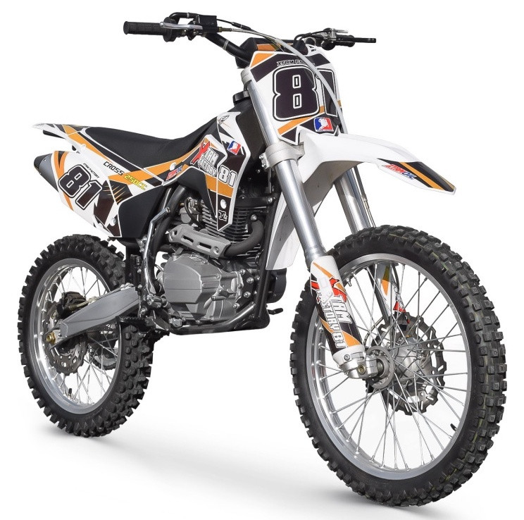 Moto cross 250cc Sporting orange | LesTendances.fr