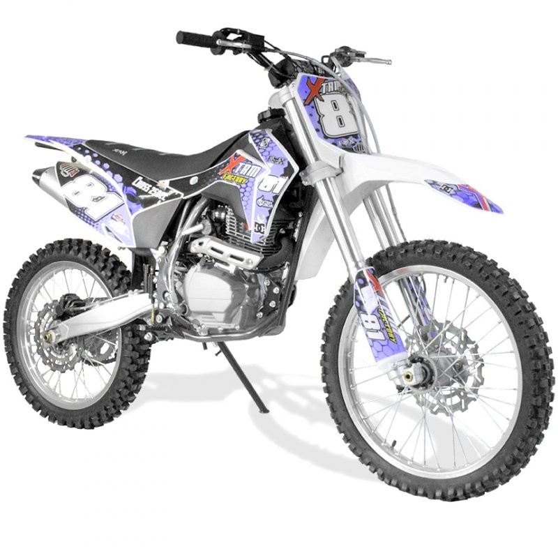 Moto cross 250cc Xtrm 21/18 manuel 4 temps bleu | LesTendances.fr