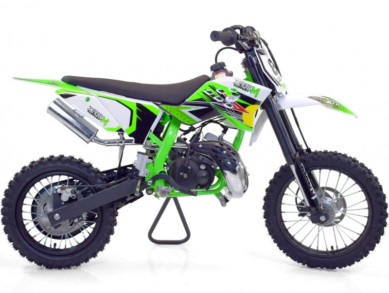 Moto cross 50cc Racing 14/12 9cv automatique Kick starter vert ...