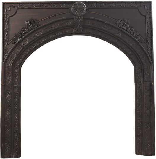 Porte orientale teck massif foncé Diva | LesTendances.fr