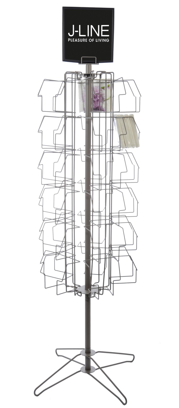 Les Tendances - Présentoir en métal gris Sakura L 65 cm | LesTendances.fr