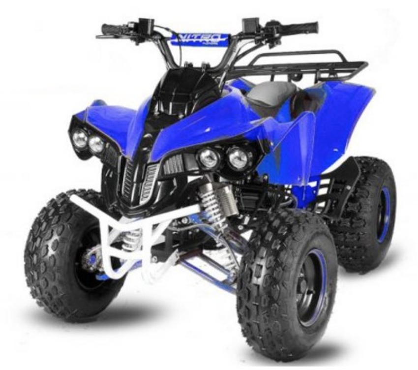 Quad 125cc Warrior XXL 8 Semi automatique Bleu | LesTendances.fr