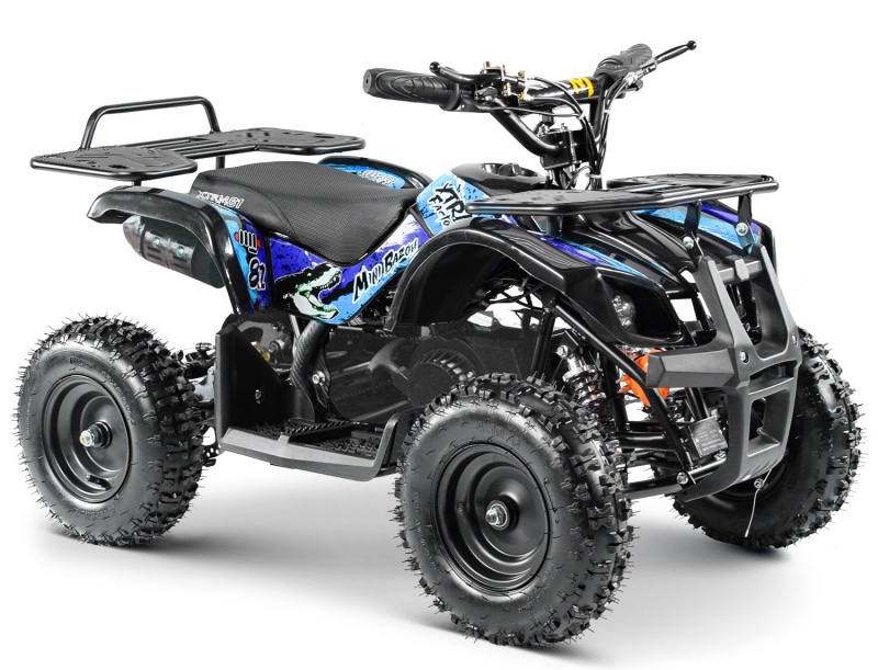 Quad 50cc Randonné Luxe 6" noir et bleu | LesTendances.fr