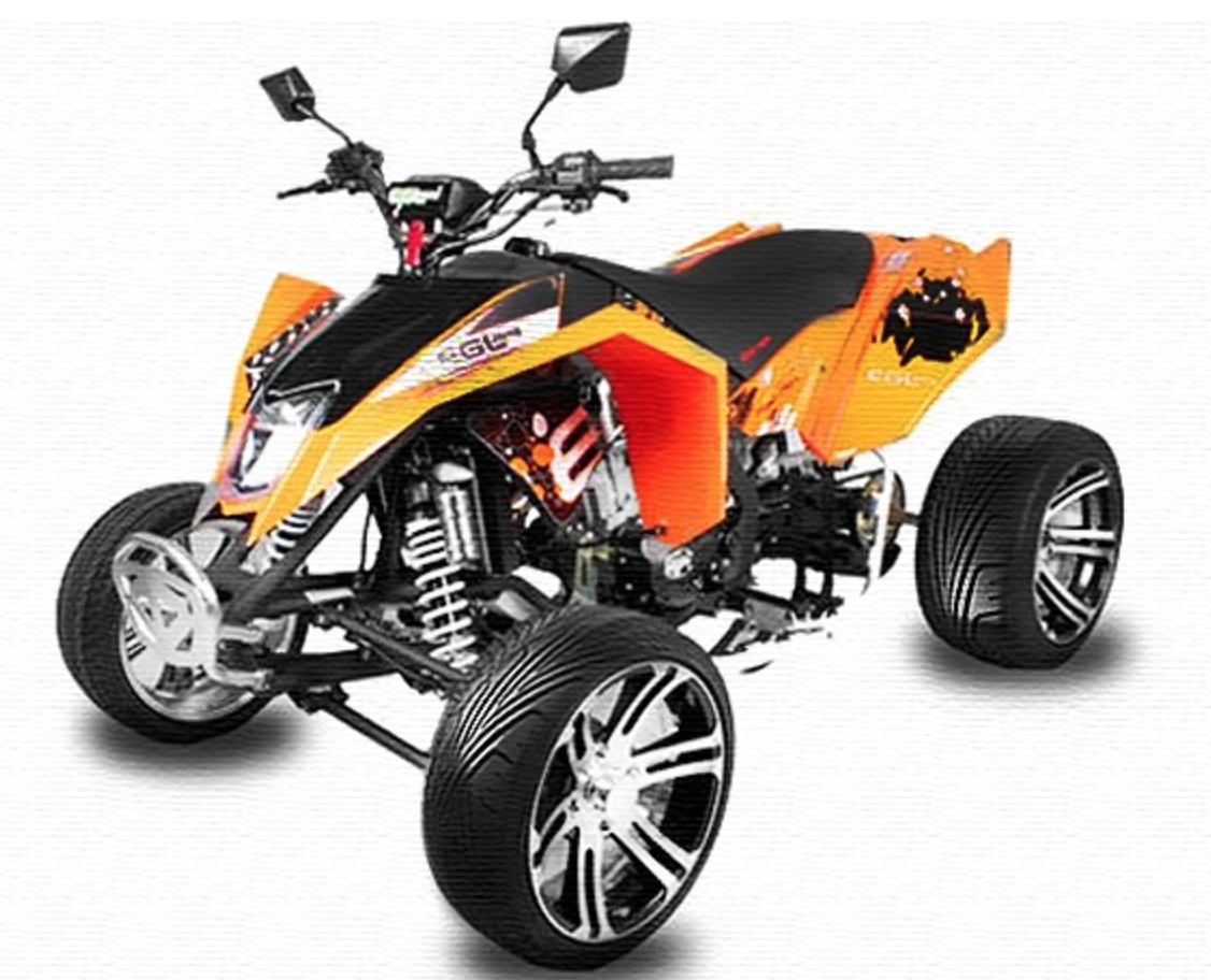 Quad Homologué 250cc Mad Max Offroad Orange | LesTendances.fr