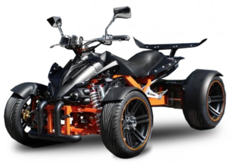 Quad Homologué 350cc Spy Racing 14 Noir et Orange | LesTendances.fr