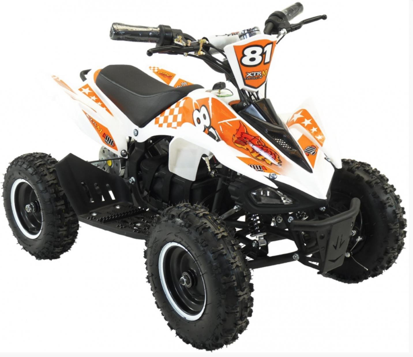 Quad Luxe 800W Orange Xtrem | LesTendances.fr