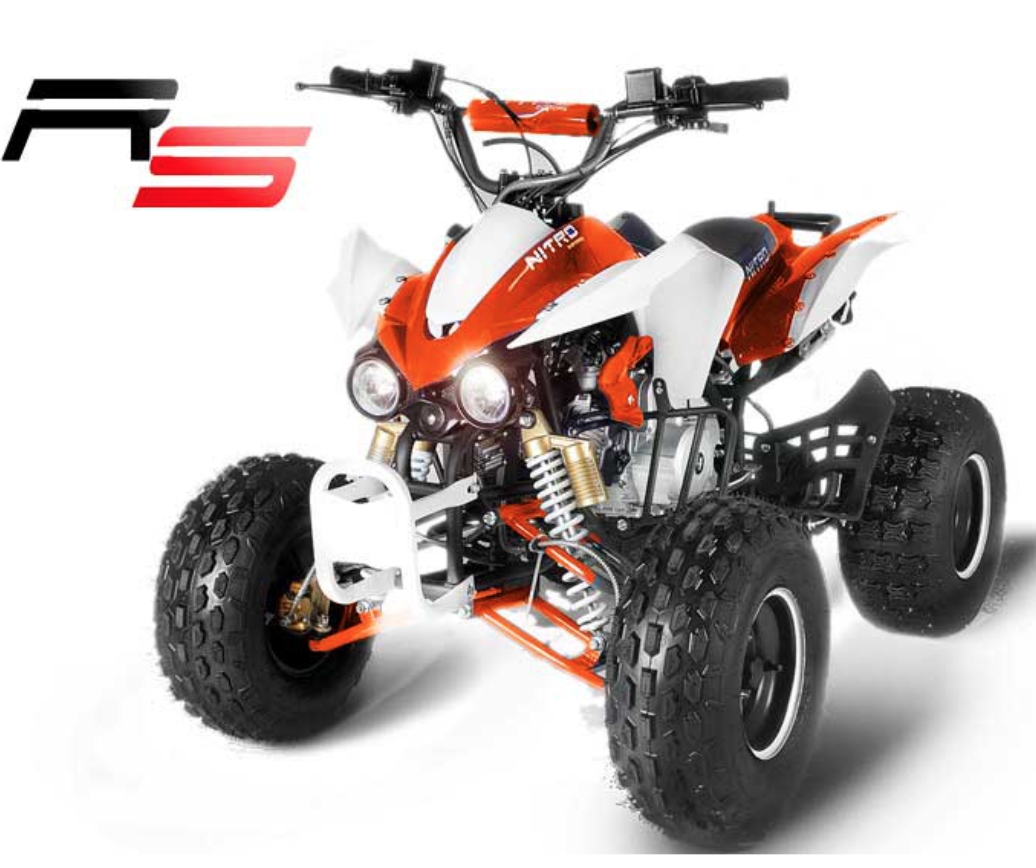 Quad Semi automatique Panthera 3G8 125cc Orange | LesTendances.fr