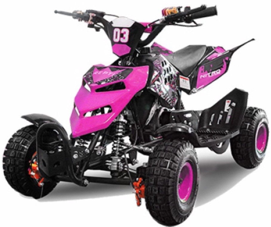 quad rose Repti de luxe 49cc | LesTendances.fr