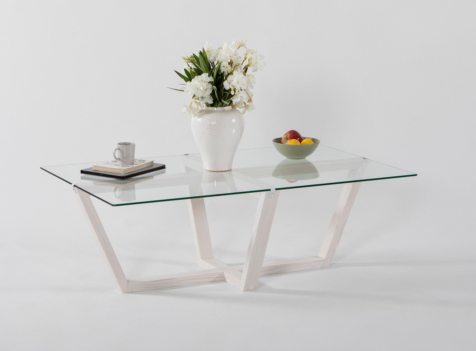Les Tendances - Table basse Amalfi blanc 552NOS1453 | LesTendances.fr