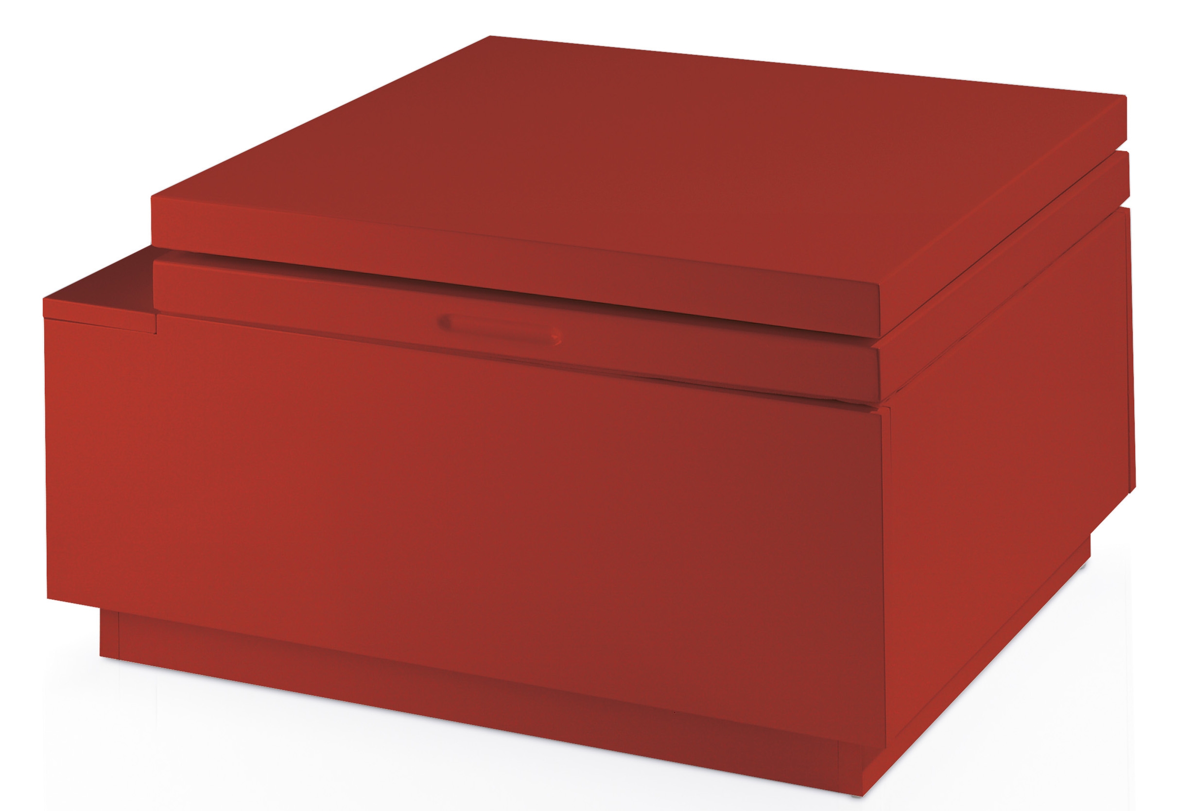 Angel Cerda Table Basse Relevable Laquée Rouge Kuba Lestendancesfr 4456