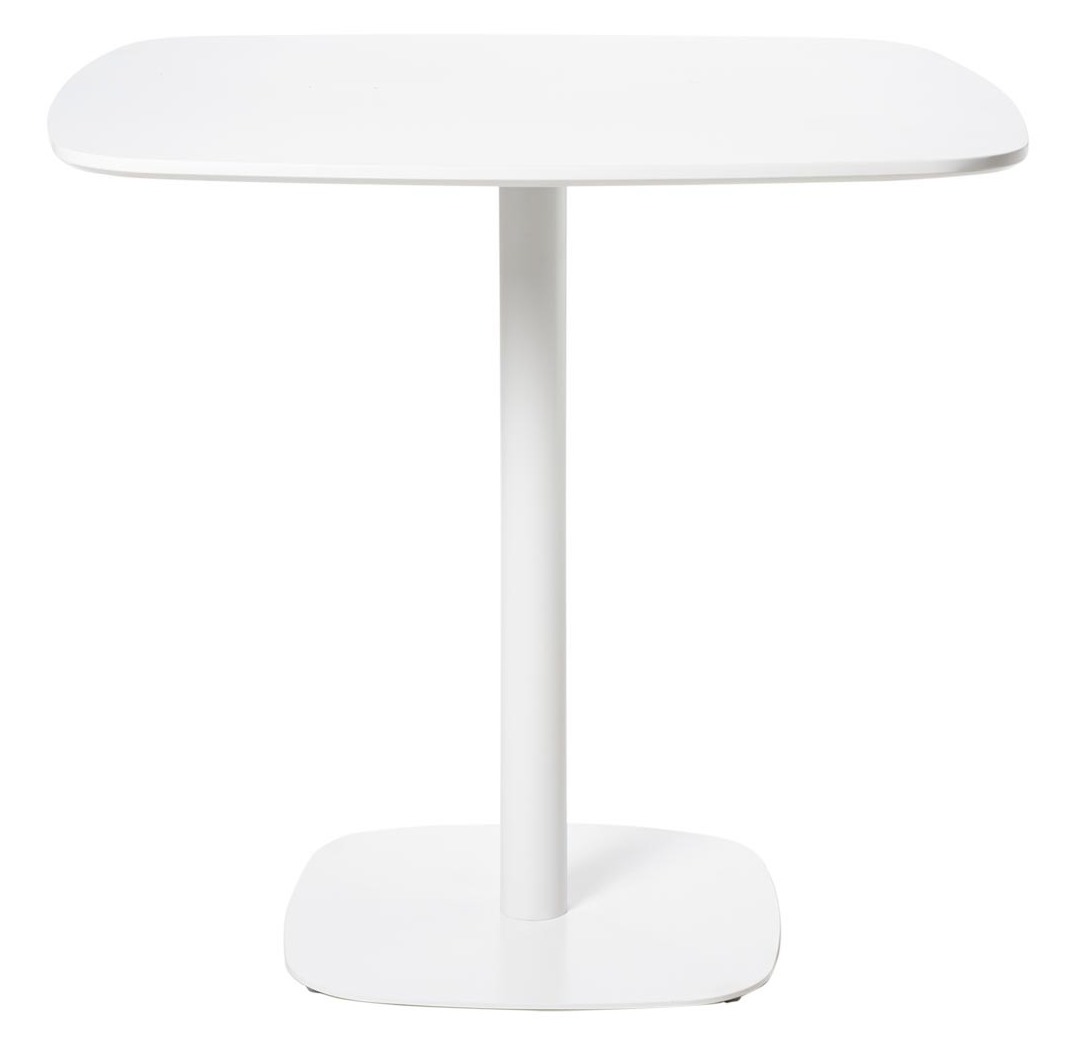 Les Tendances - Table carrée blanc KALAMI 80 | LesTendances.fr