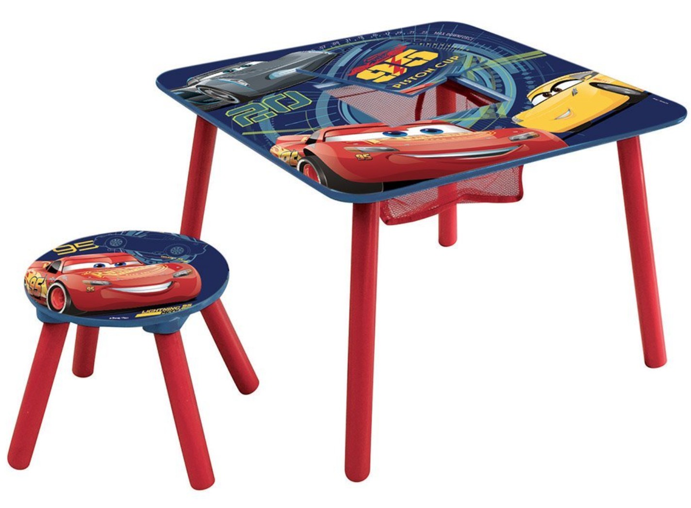 Disney Cars - Table et 1 tabouret Cars Disney | LesTendances.fr