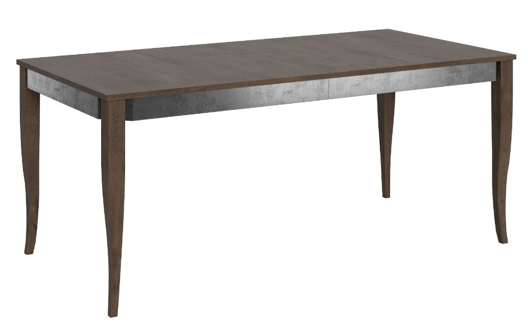 Tozani - table extensible Sciabola Iron 160 marron | LesTendances.fr