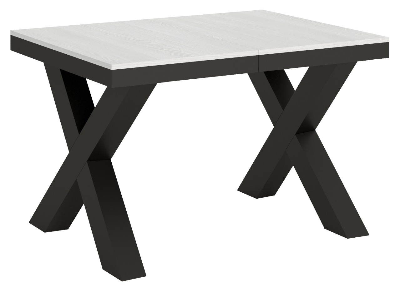Tozani - Table Traffic Evolution Plateau Frêne Blanc 90×120 Allongé 380 ...
