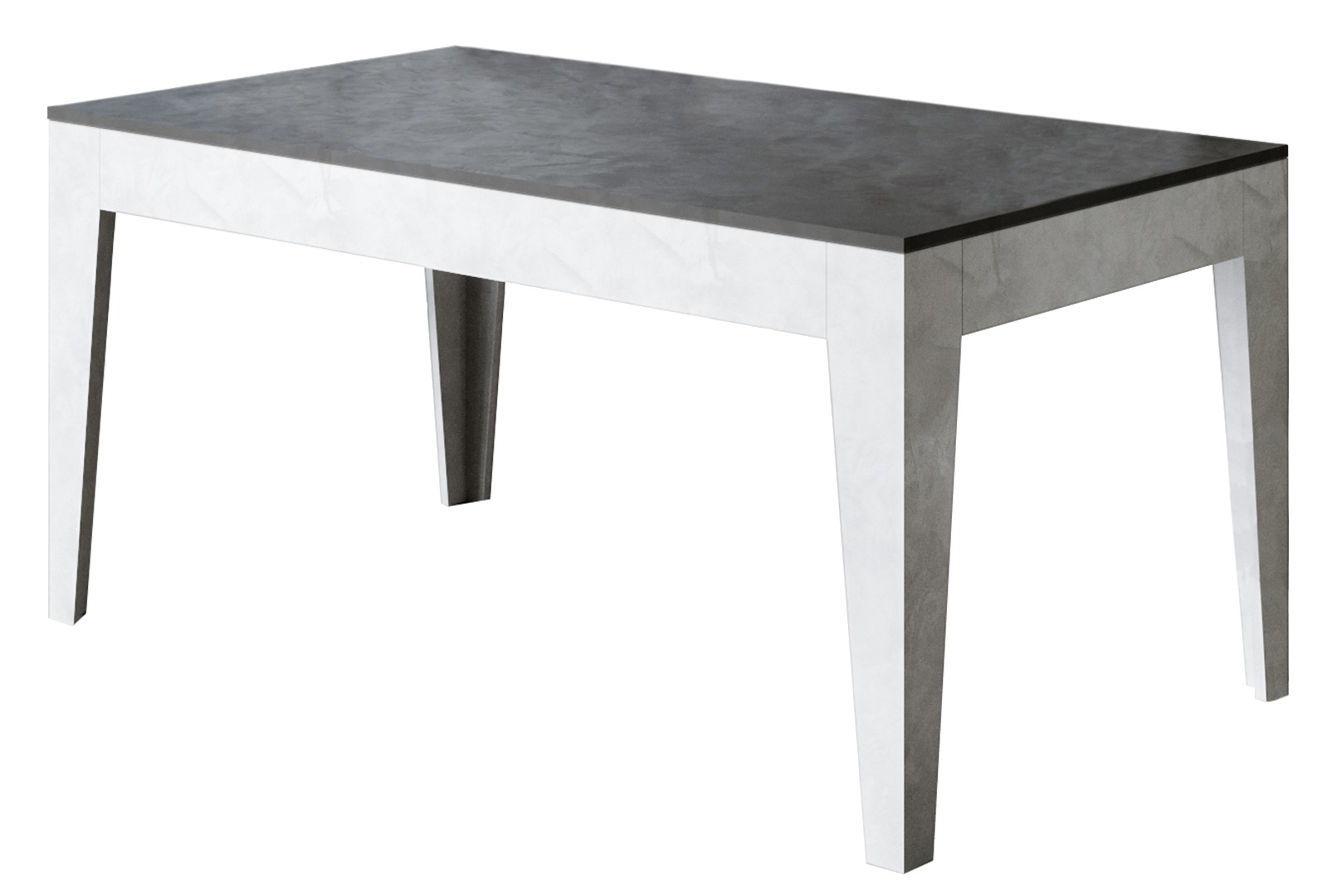Tozani - Table Cico Mix 90×160 + 60 pieds profilés Piètement Spatulé ...
