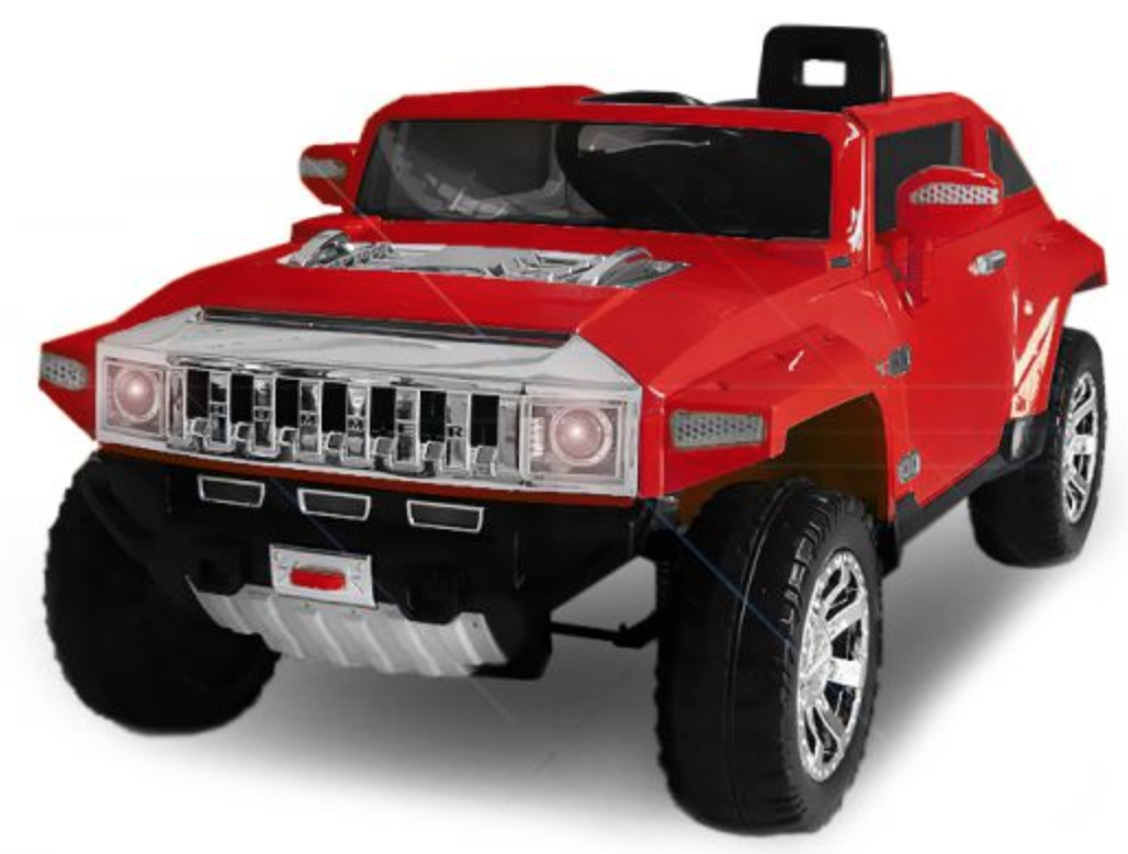 Voiture électrique Hummer HX rouge 2x35W 12V | LesTendances.fr