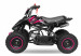 Quad enfant sport Python 49cc 6" noir et rose | LesTendances.fr